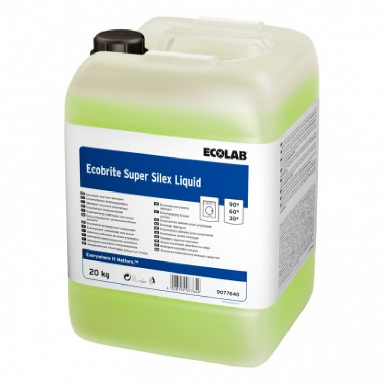 Ecolab Ecobrite Super Silex Liquid комплексное средство для стирки ...
